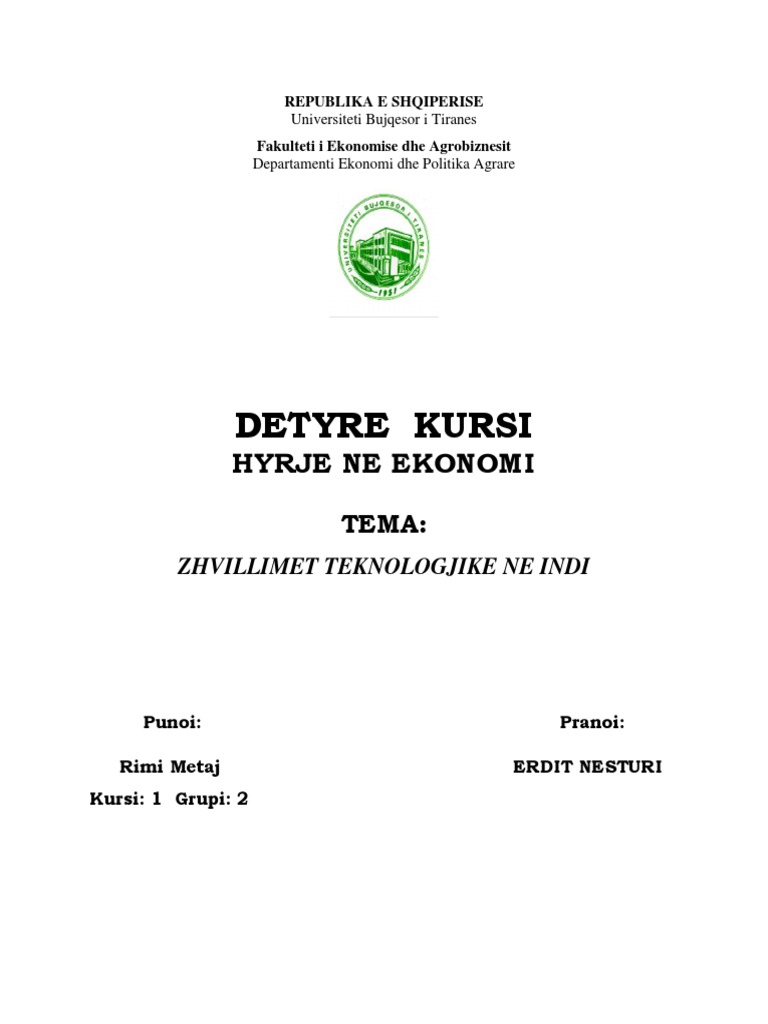 Detyre Kursi | PDF