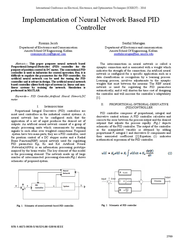 Paper | PDF | Artificial Neural Network | Nervous System