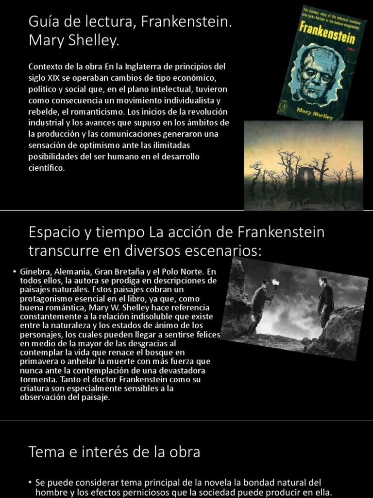 Guía de Lectura, Frankenstein | Frankenstein | Mary Shelley | Prueba gratuita de 30 días | Scribd