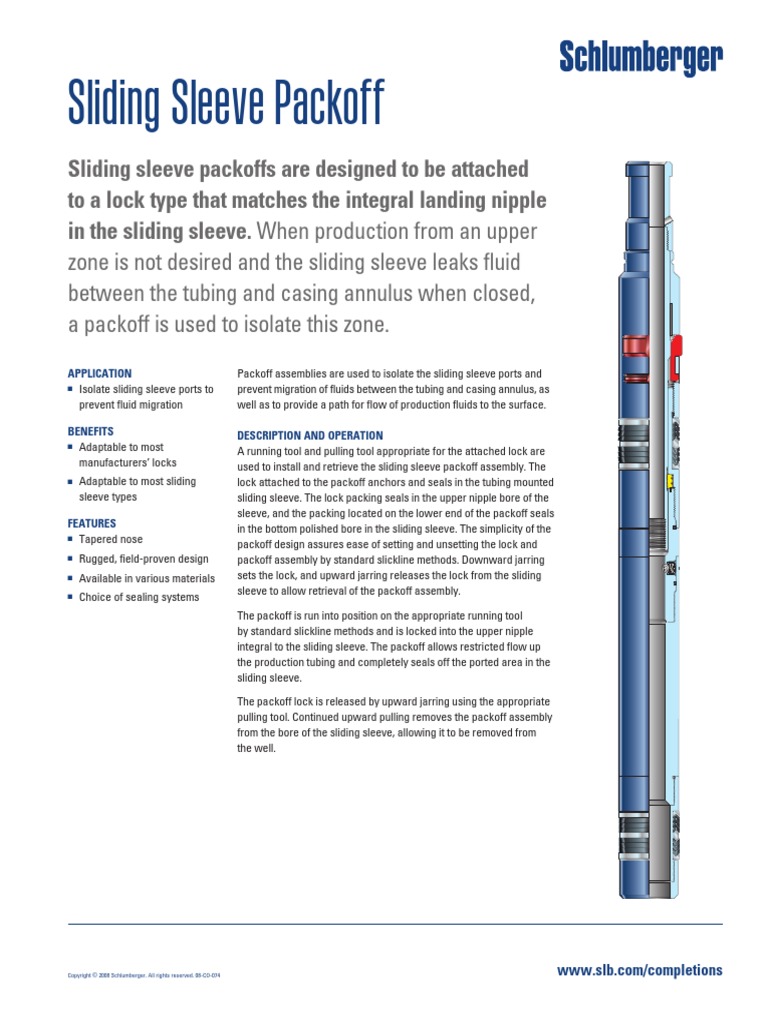Sliding Sleeve Packoff | PDF | Manufactured Goods | Nature