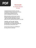 Homework Poems by Jack Prelutsky | PDF | Homework