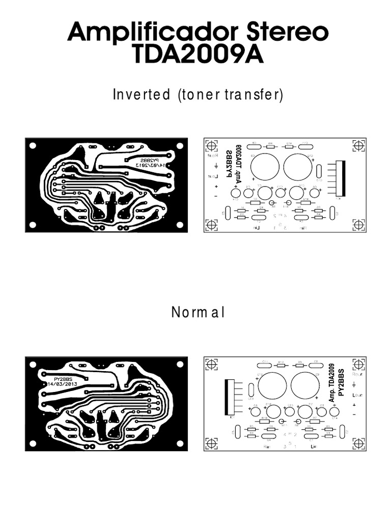 Amplificador Tda2009 | PDF