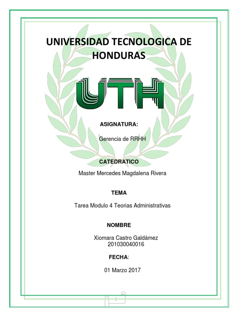 Tarea Modulo 4 | PDF | Recursos humanos | Toma de decisiones Tarea Modulo 4 | PDF | Recursos humanos | Toma de decisiones