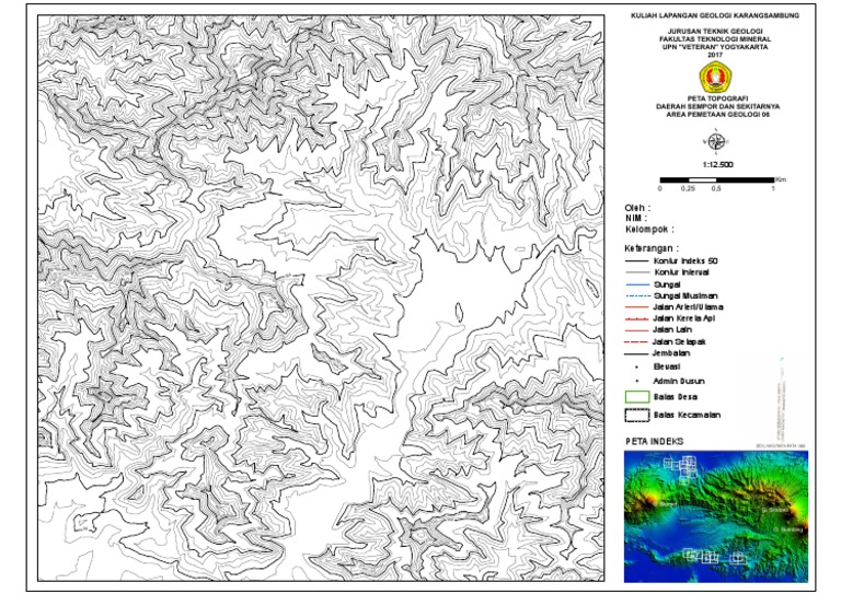 Peta Kontur 06 | PDF