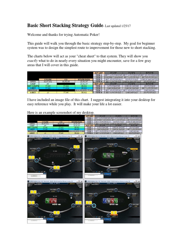 ACP Basic Strategy Guide | PDF | Betting In Poker | Comparing Card Games