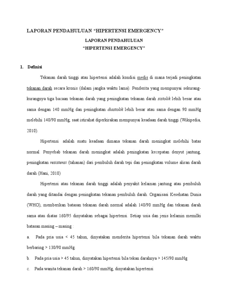 LP HT Emergency | PDF