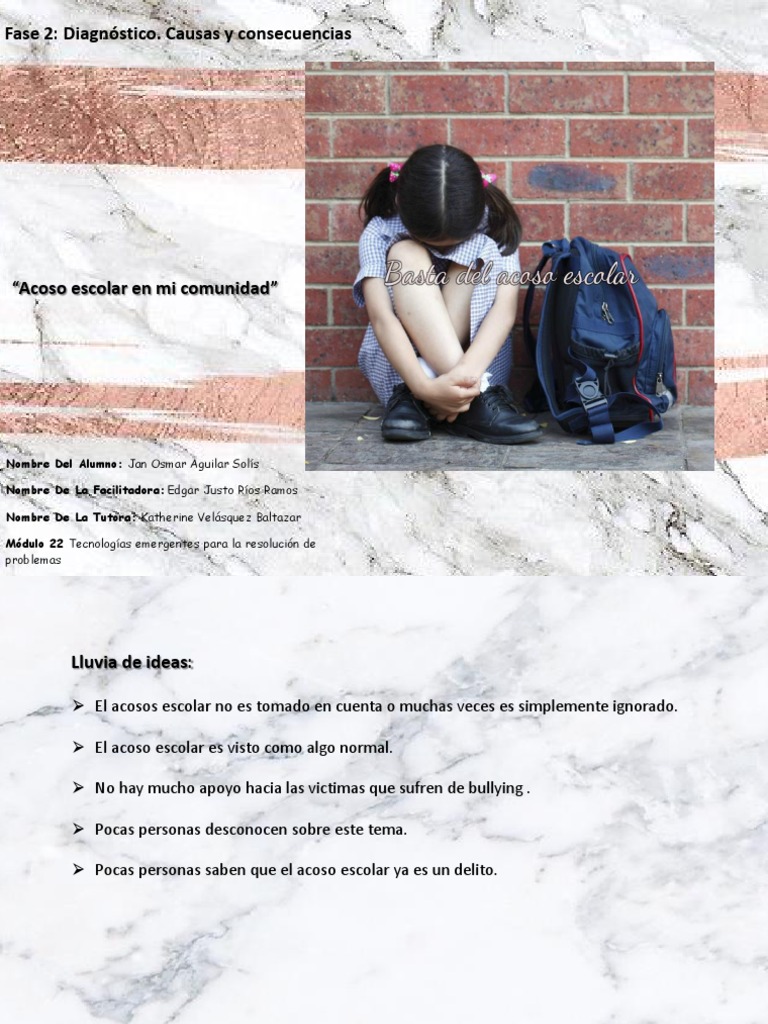 Fase 2: Diagnóstico. Causas y Consecuencias | Descargar gratis PDF | Sicología | Violencia