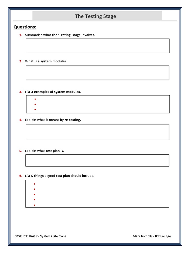 5.testing Stage | PDF