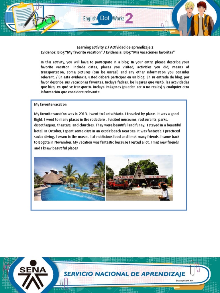 "My Favorite Vacation Harold | PDF | Social Science | Art