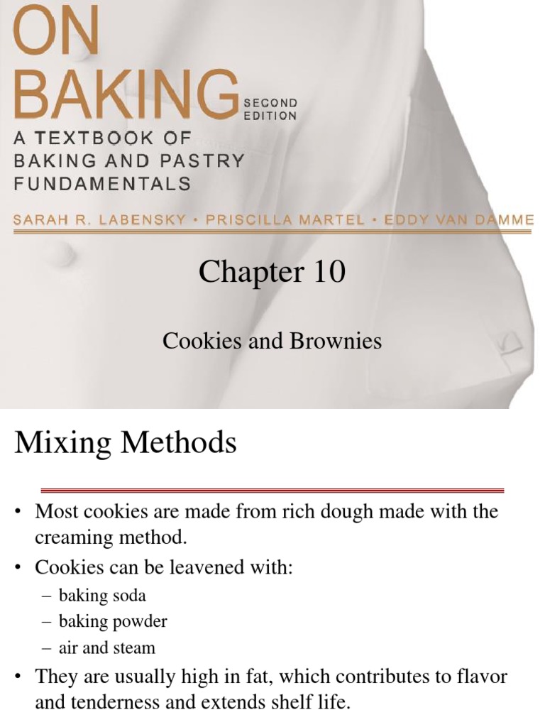 Chapter X - Cookies and Brownies | PDF | Baking | Dough