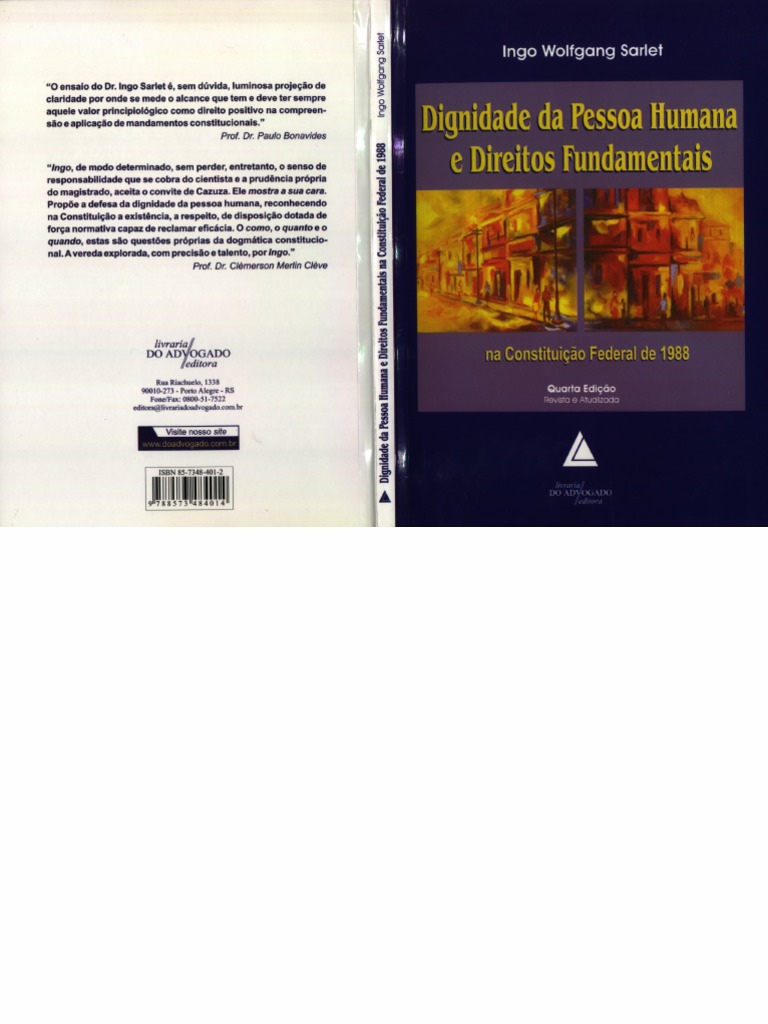 Ingo Wolfgang Sarlet - Dignidade Da Pessoa Humana e Direitos ...