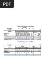 Daily Diesel Consumption Report | PDF