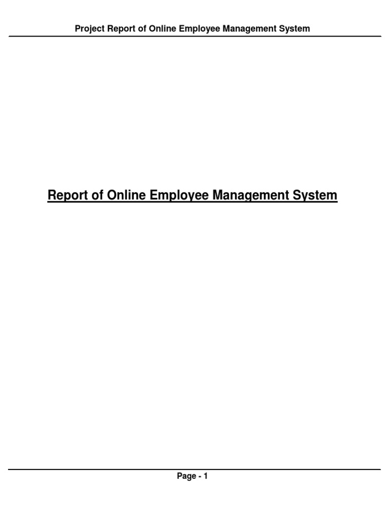 C Asp Net And Mysql Project On Online Employee Management System Pdf Relational Database 