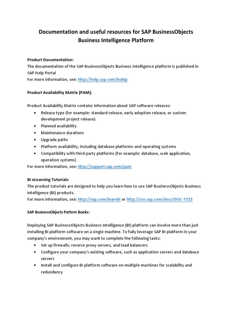 A Comprehensive Guide to SAP BusinessObjects Business Intelligence ...