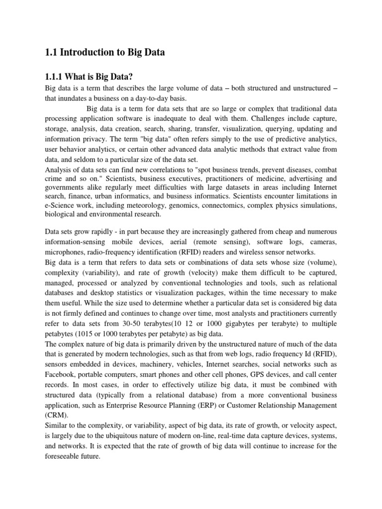 Leveraging Insights from Big Data: An Introduction to Understanding and ...