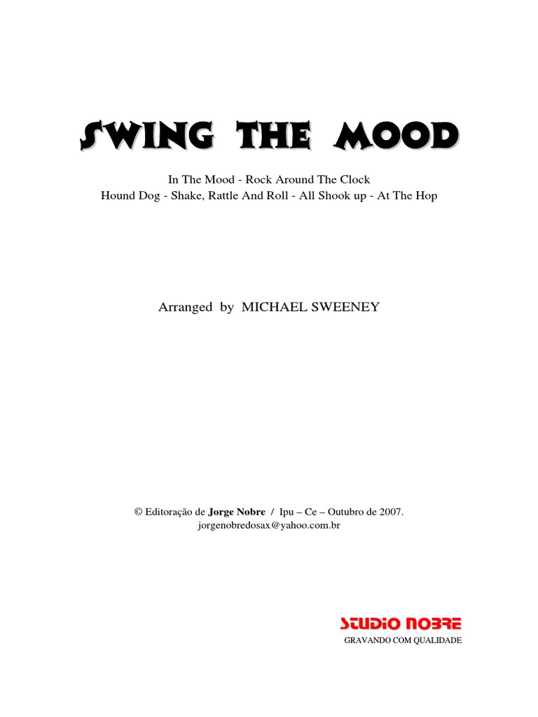 Swing The Mood-Arr Michael Sweeney - Part1 | PDF