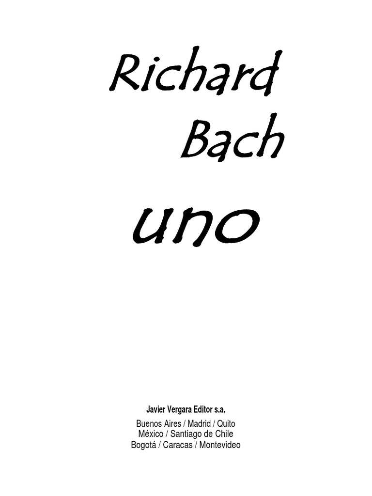 Uno - Bach Richard | PDF | Brújula | Amor