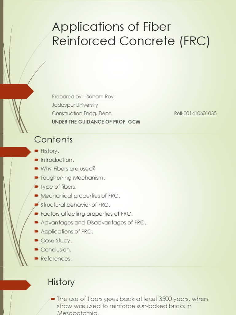 FRC | PDF | Strength Of Materials | Concrete