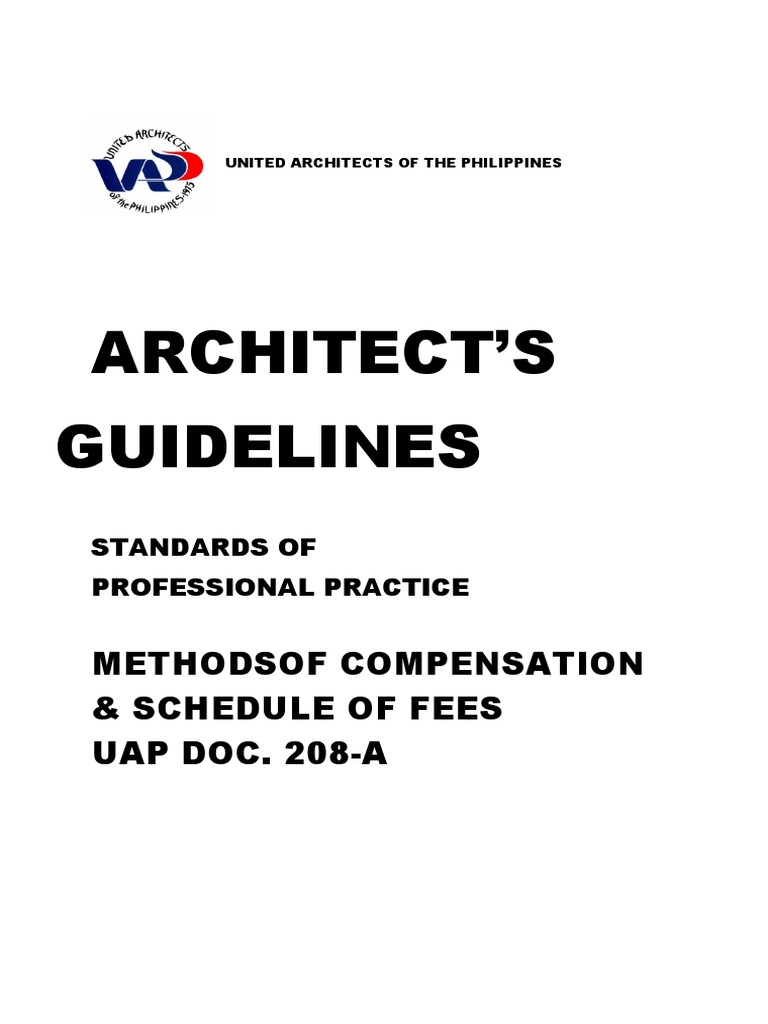 Architects Guidelines PDF | PDF | Per Diem | Architect