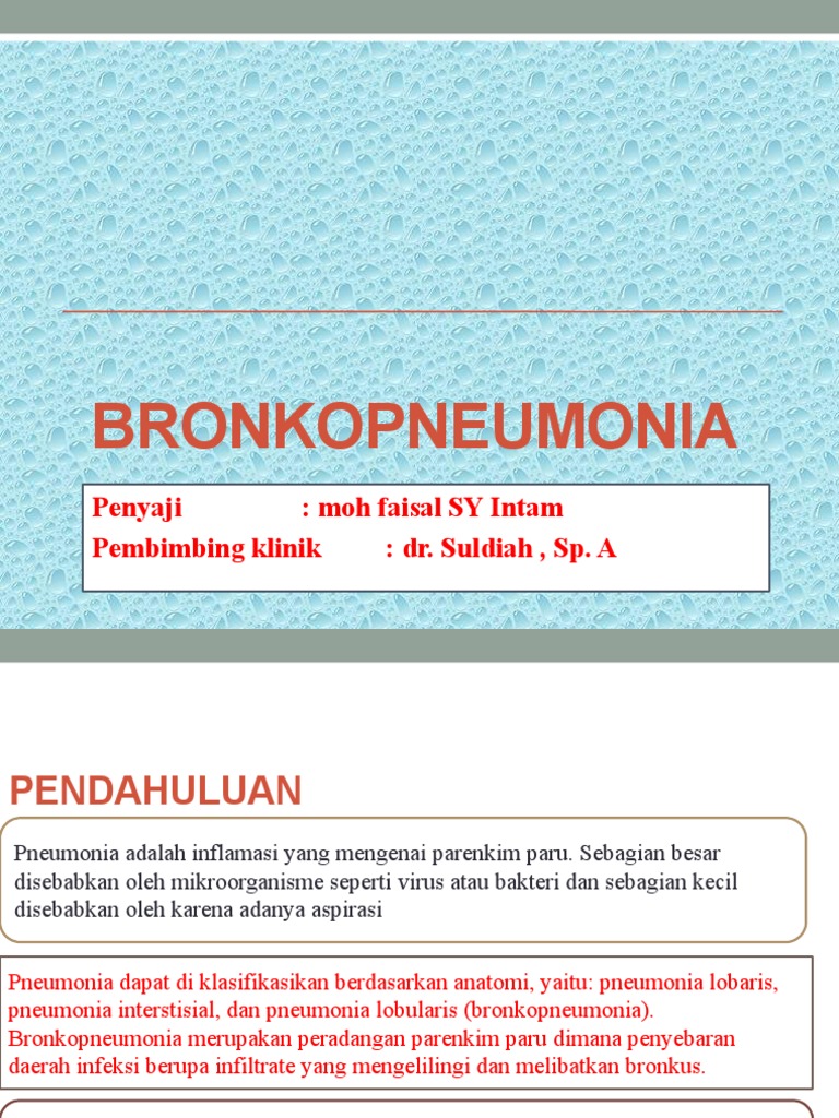 Refka Bronchopneumonia | PDF