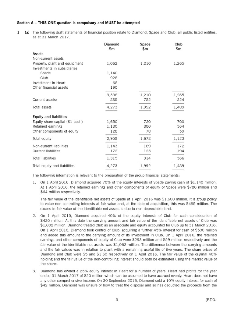 Consolidated Financial Position Analysis | PDF | Equity (Finance ...