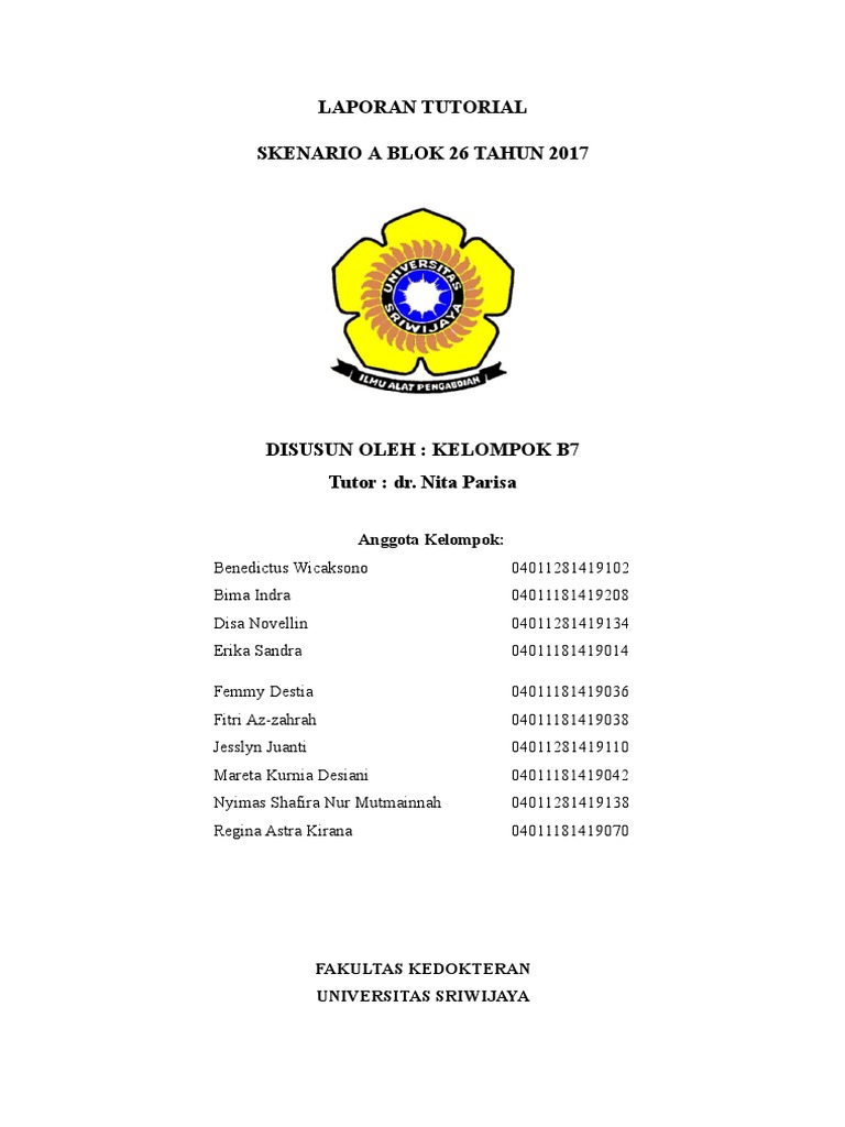 Laporan Tutorial A Blok 26 | PDF | Pengembangan Diri