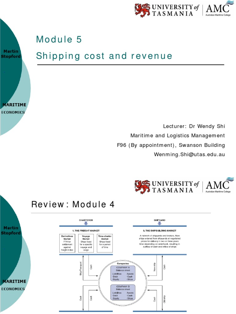 5 Module 5 Shipping Cost and Revenue | PDF | Ships | Tonnage