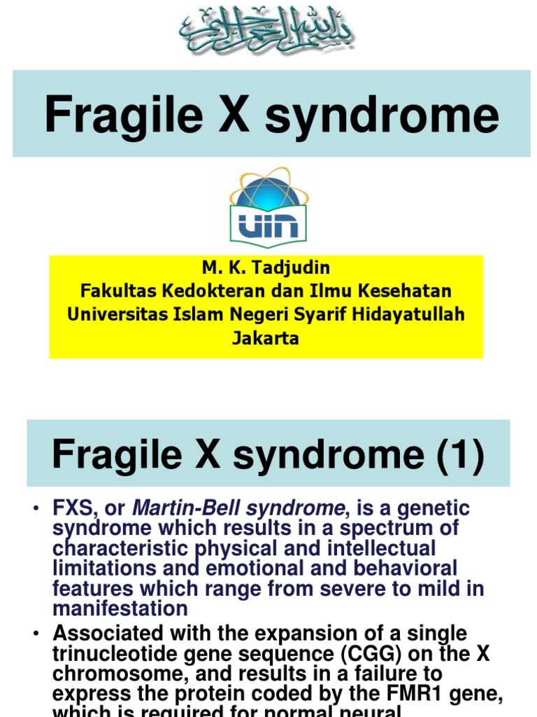 Fragile X Syndrome | Genetics | Life Sciences