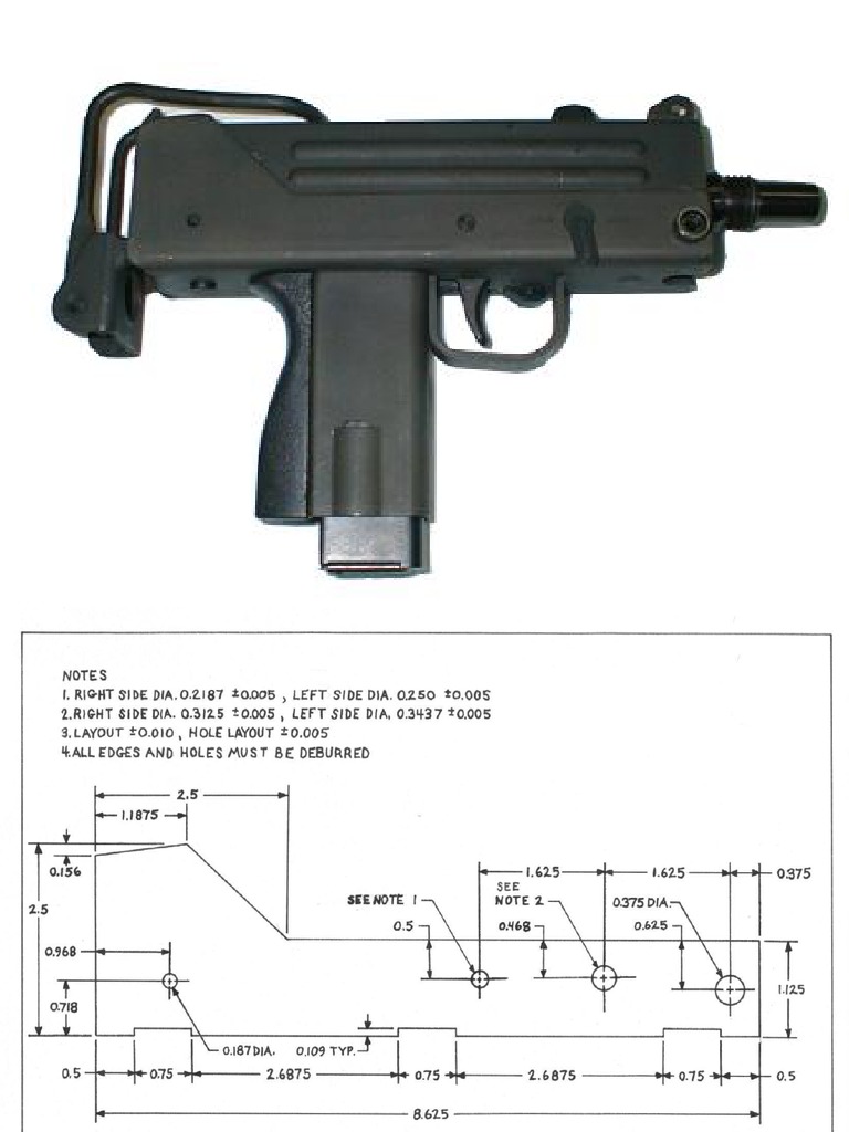 MAC 10 Receiver Prints PDF | PDF