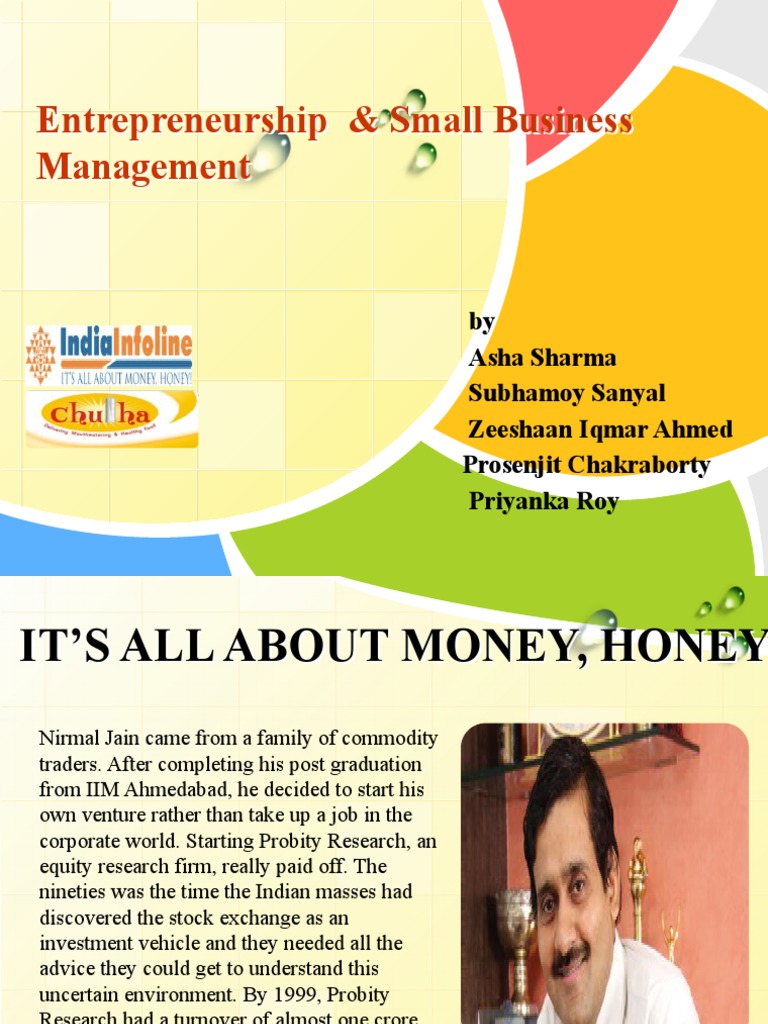 Entrepreneurship & Small Business Management | PDF | Supply Chain | Foods