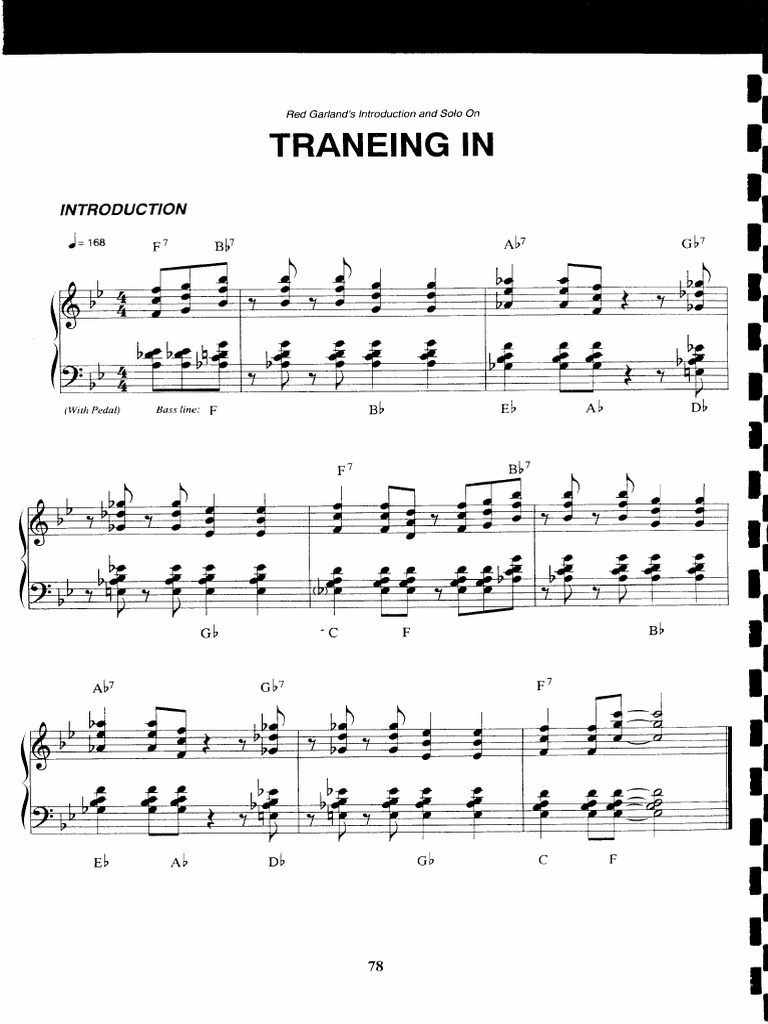 Red Garland - Traneing in | PDF