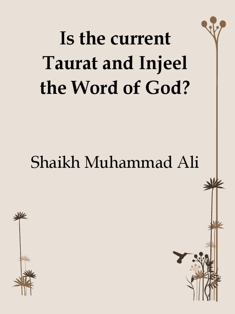 Is The Current Taurat and Injeel The Word of God | PDF | Torah | Septuagint