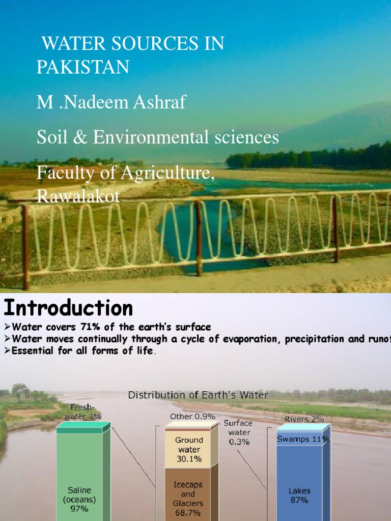 Major Water Sources in Pakistan | PDF | Water Resources | Lake
