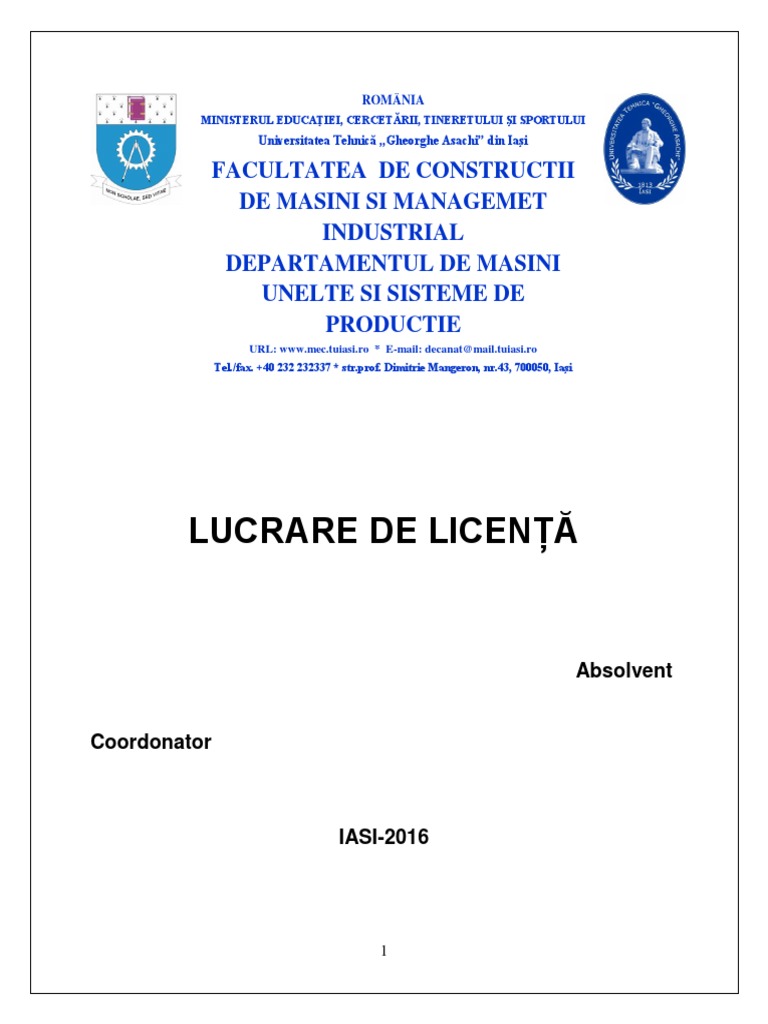 Lucrare de Licenta