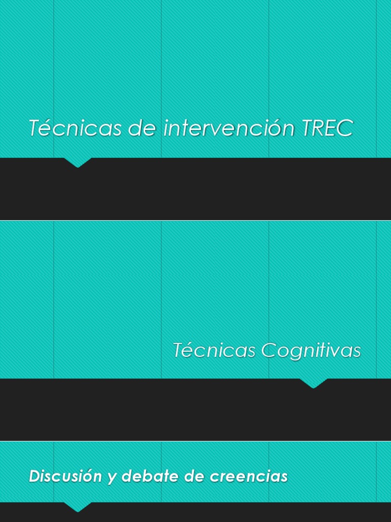 Técnicas de Intervención TREC | PDF | Terapia racional de ...