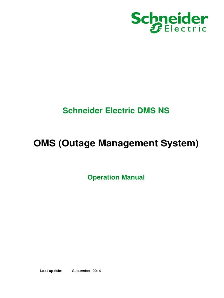TE 002222 MOP 002 OMS Operation Manual | PDF | Databases | Electrical ...