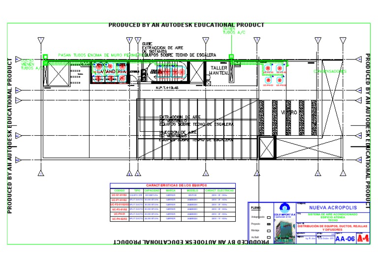 Planos Equipos Techo - Edificio Atenea PDF | PDF | Naturaleza