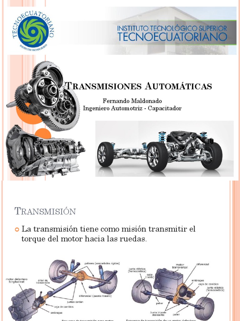Tipos y Funcionamiento de Transmisiones Automáticas | PDF | Transmisión ...
