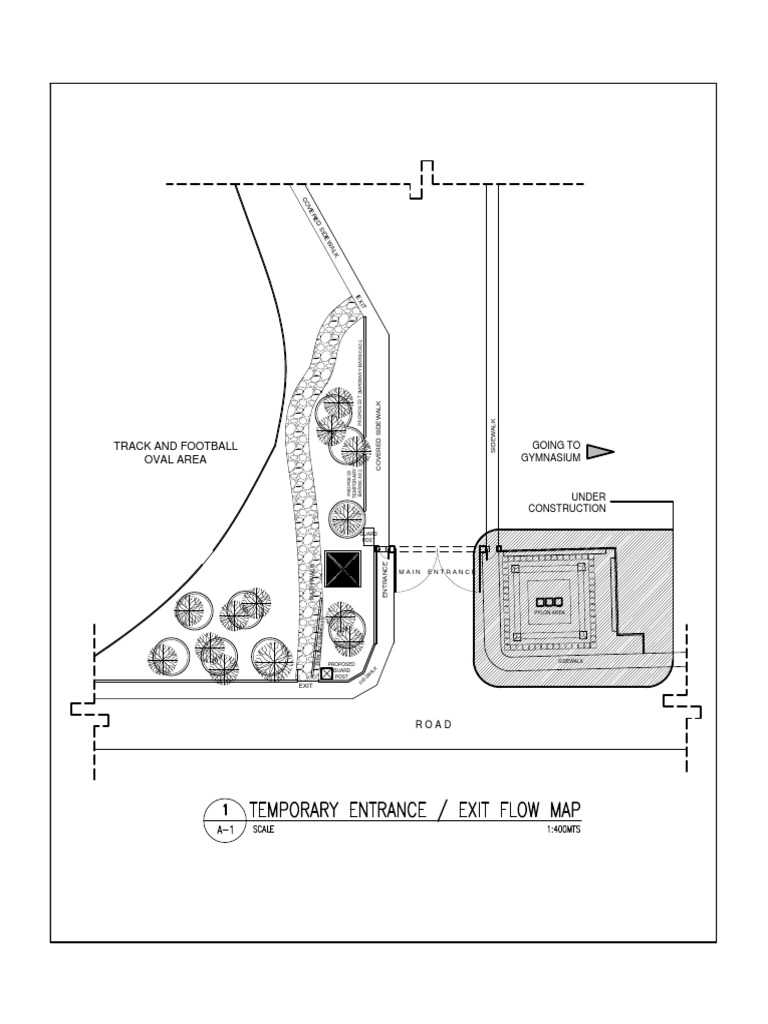 Main Entrance Road Construction Plan | PDF