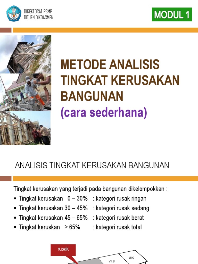 Analisis Tingkat Kerusakan Bangunan | PDF