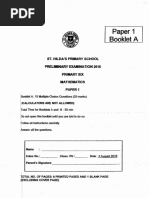 PSR 2017 Mathematics Paper 1 (Blank) | PDF