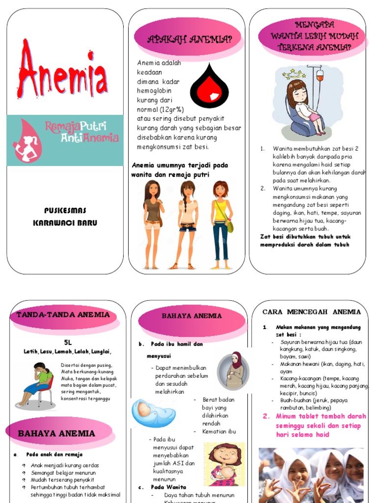 Leaflet Anemia | PDF