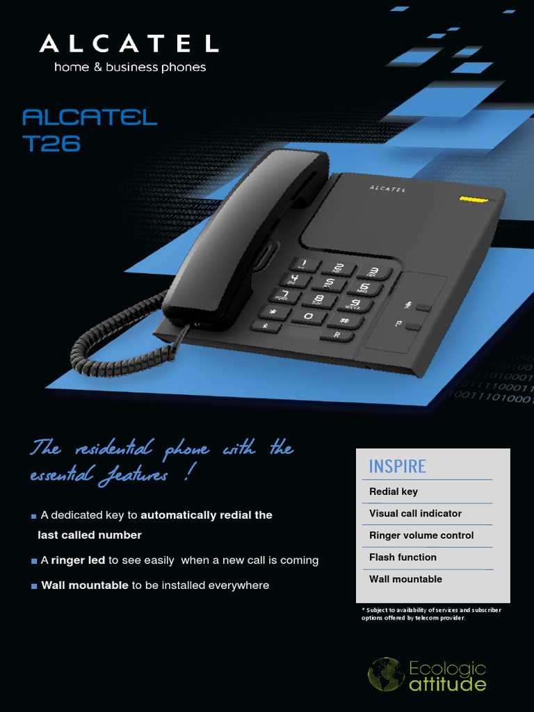 Alcatel Phones Alcatelt26 Features en | PDF | Telecommunications ...