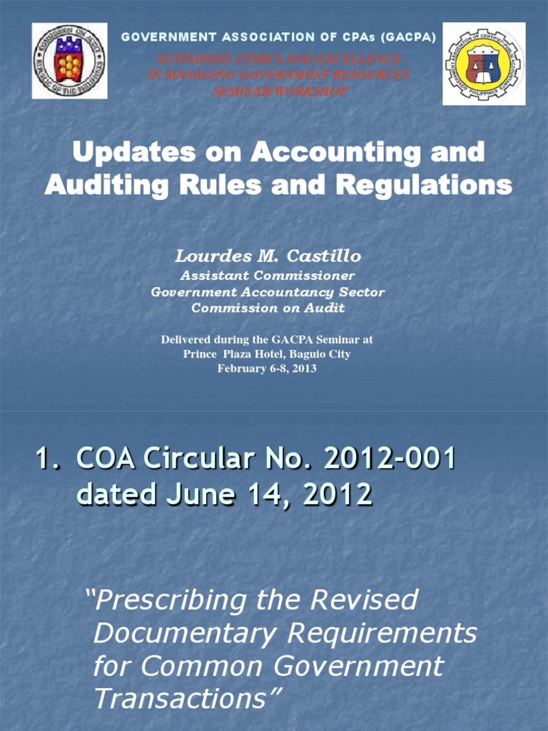 GACPA 2013.consolidated | PDF | Regulatory Compliance | Investing