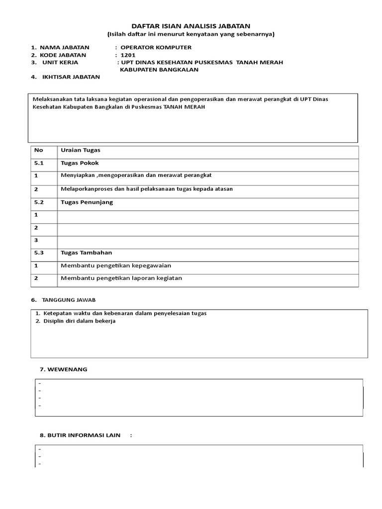 Operator Komputer | PDF