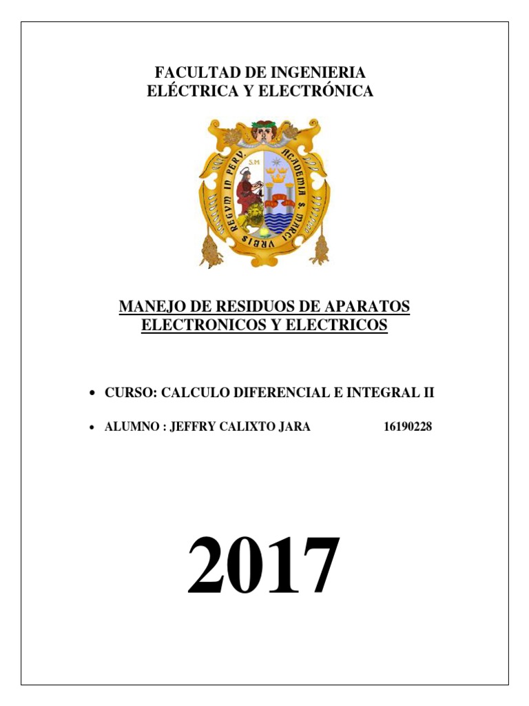 Informe RAEE | PDF | Reciclaje | Residuos
