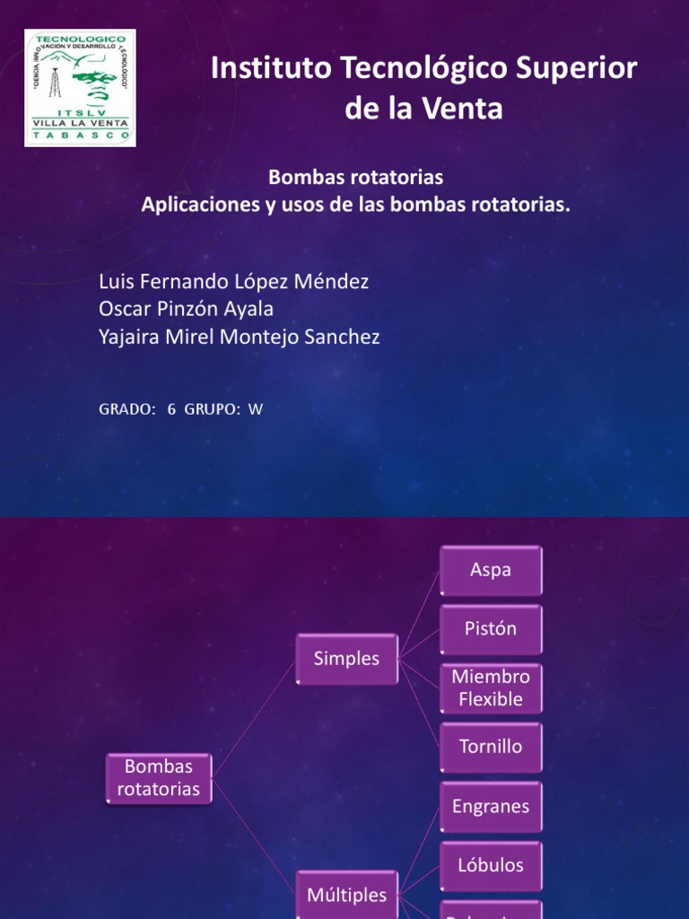 Aplicación de La Bombas Rotatorias. | PDF | Bomba | Science