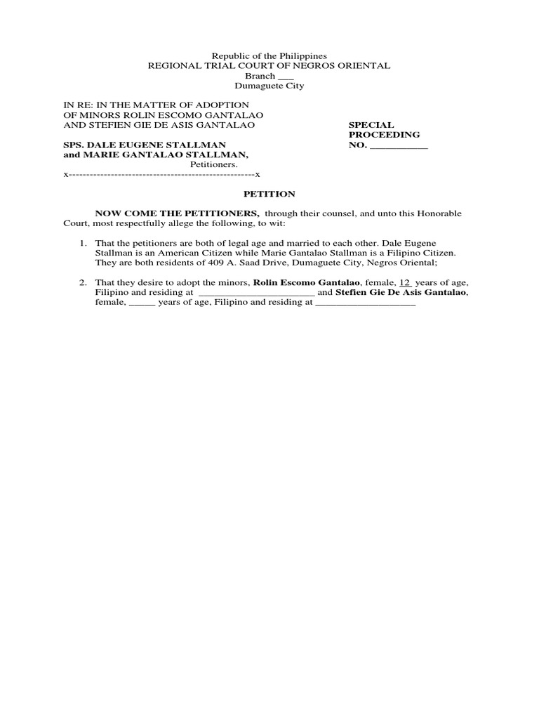 Adoption].docx | Affidavit | Justice