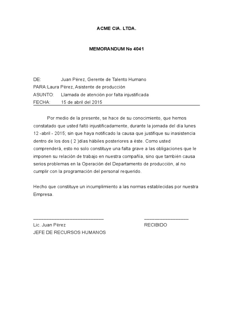 Memo | PDF