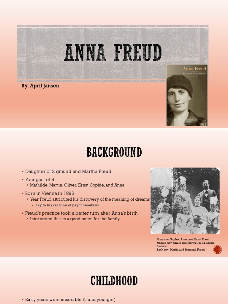 Anna Freud PPT | Psychoanalysis | Id